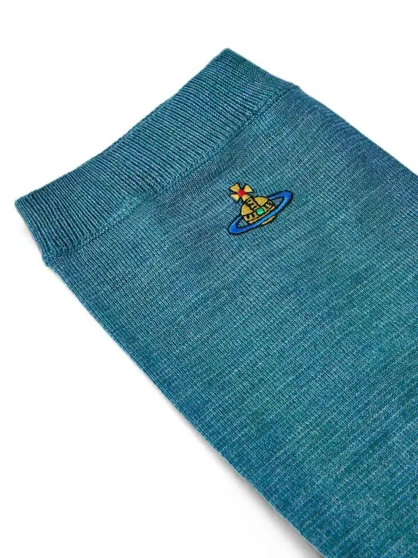 VIVIENNE WESTWOOD Orb-embroidered Arm Warmers - Green