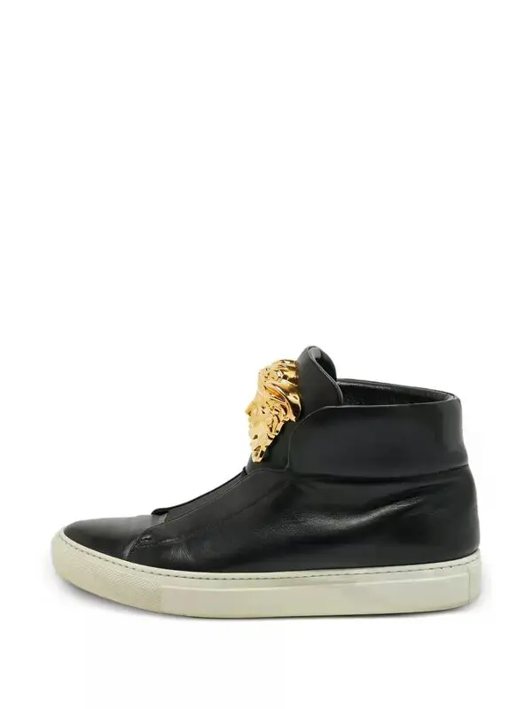 Versace Medusa High-top Sneakers - Black