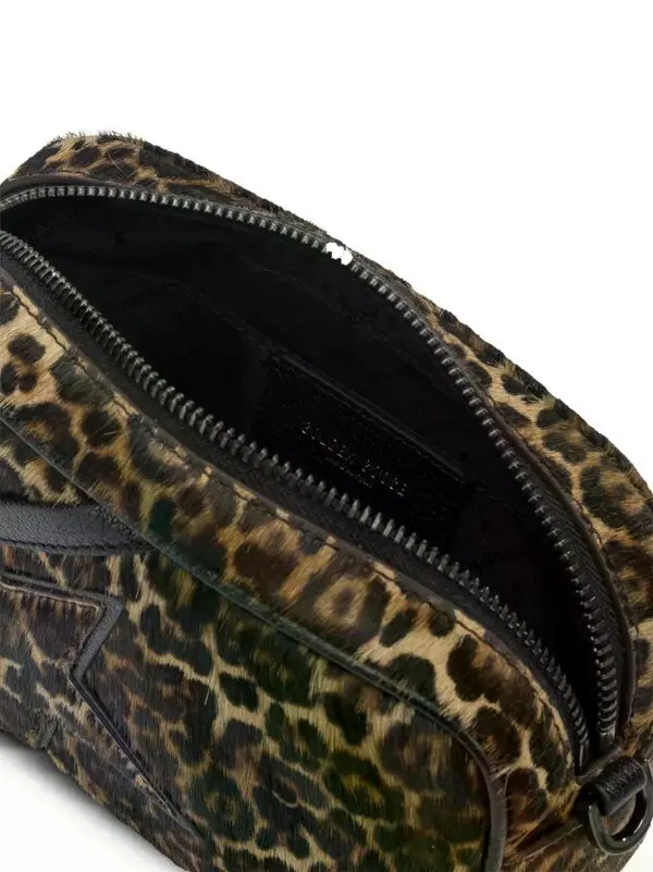 GOLDEN GOOSE Mini Star Leopard Print Shoulder Bag - Brown