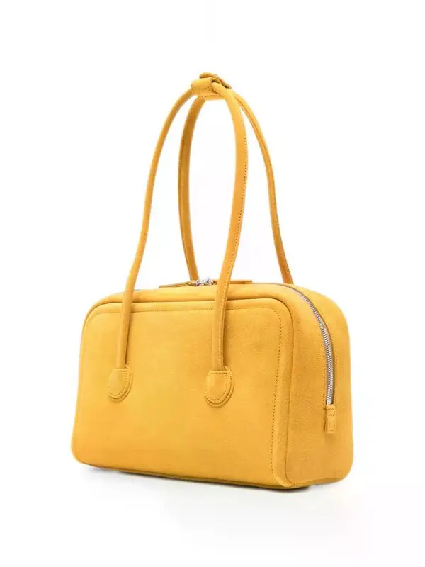 MARGESHERWOOD Logo-debossed Leather Tote Bag