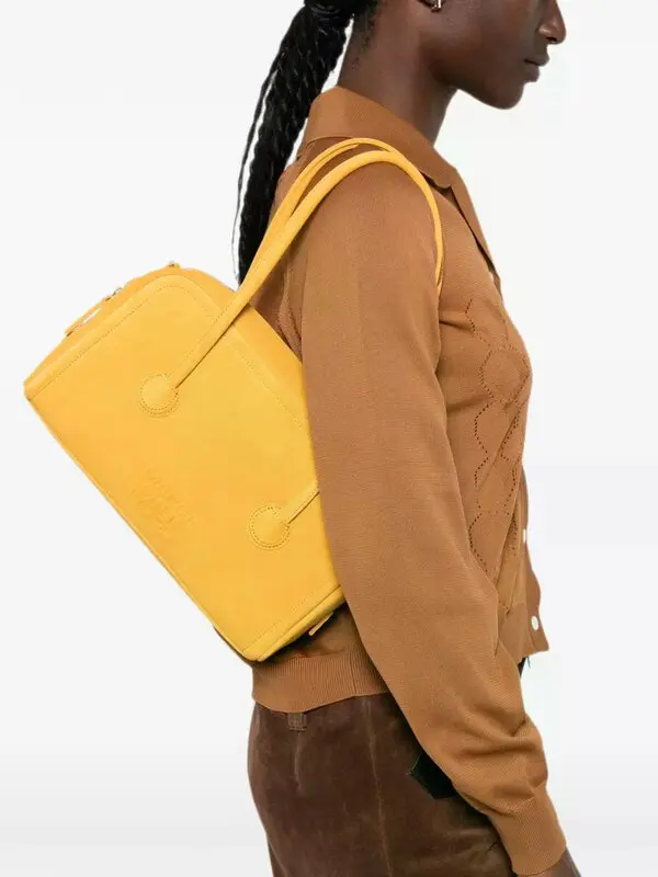 MARGESHERWOOD Logo-debossed Leather Tote Bag
