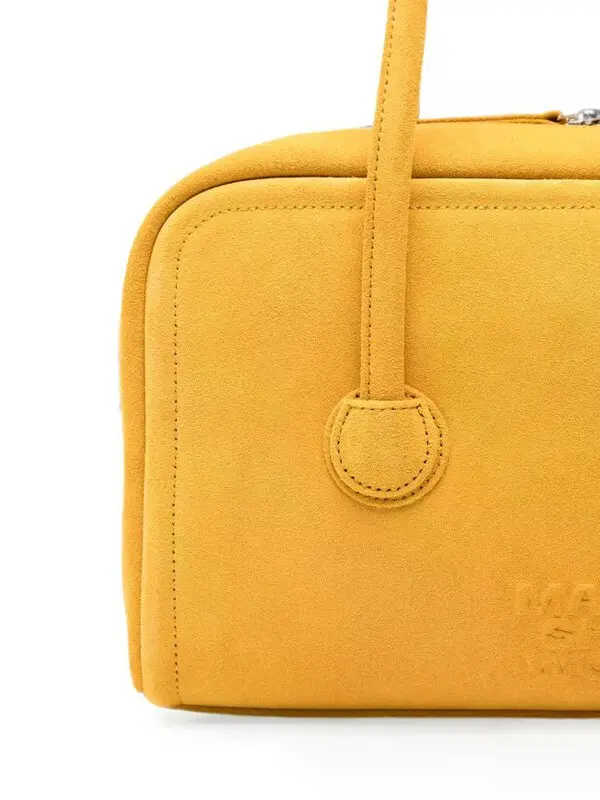 MARGESHERWOOD Logo-debossed Leather Tote Bag
