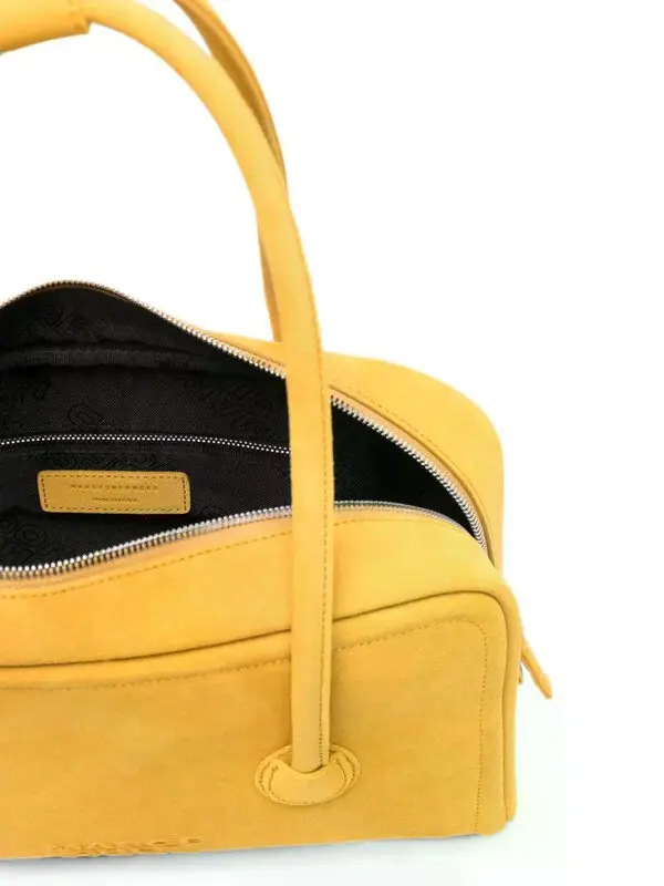 MARGESHERWOOD Logo-debossed Leather Tote Bag