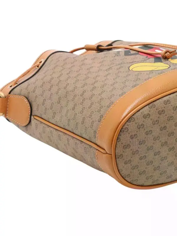 Gucci 2016-2026 Micro Gg Supreme Mickey Mouse Bucket Bag