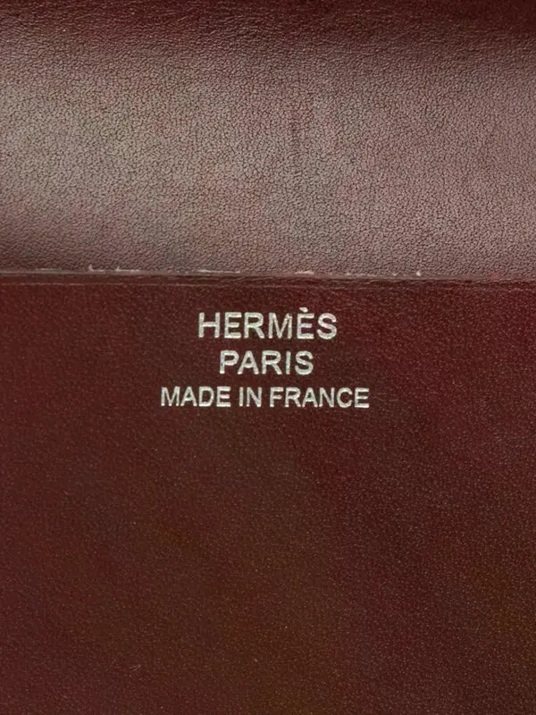 Hermès 2018 Bicolor Epsom And Chamonix Manhattan Case Card Holder