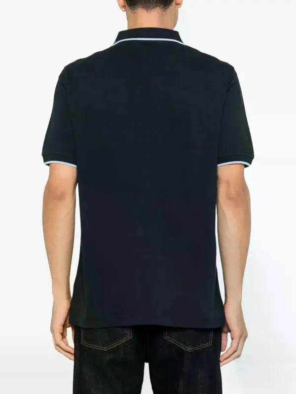 Paul Smith Zebra-patch Tipped Polo Shirt