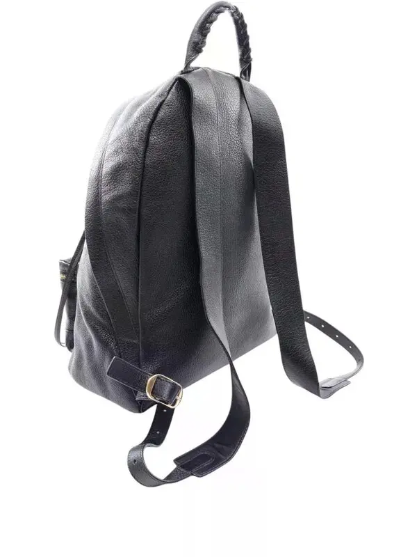 Balenciaga Leather Motocross Classic City Backpack - Black