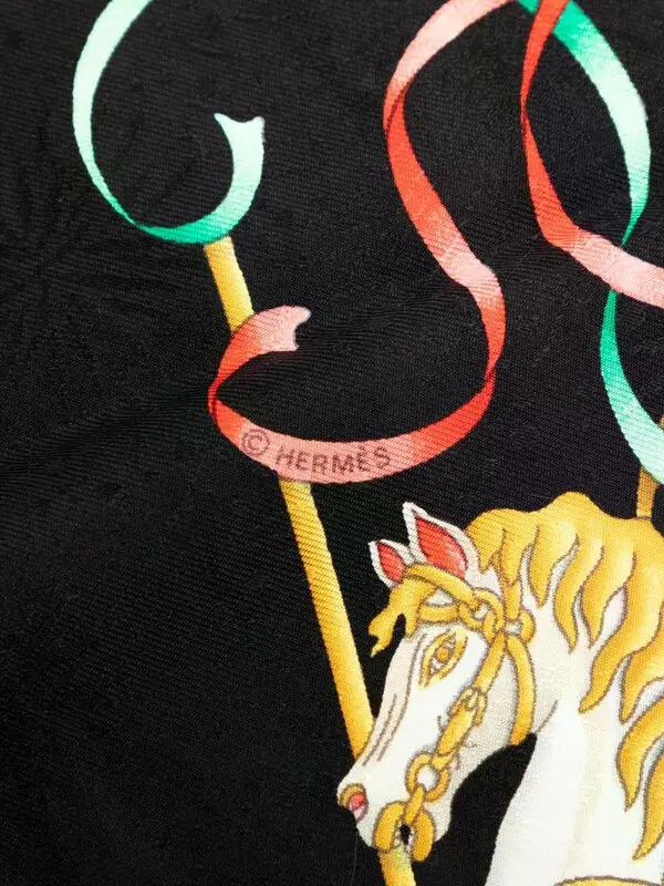 Hermès 2000-2026 Luna Park Silk Scarf 90 Scarves