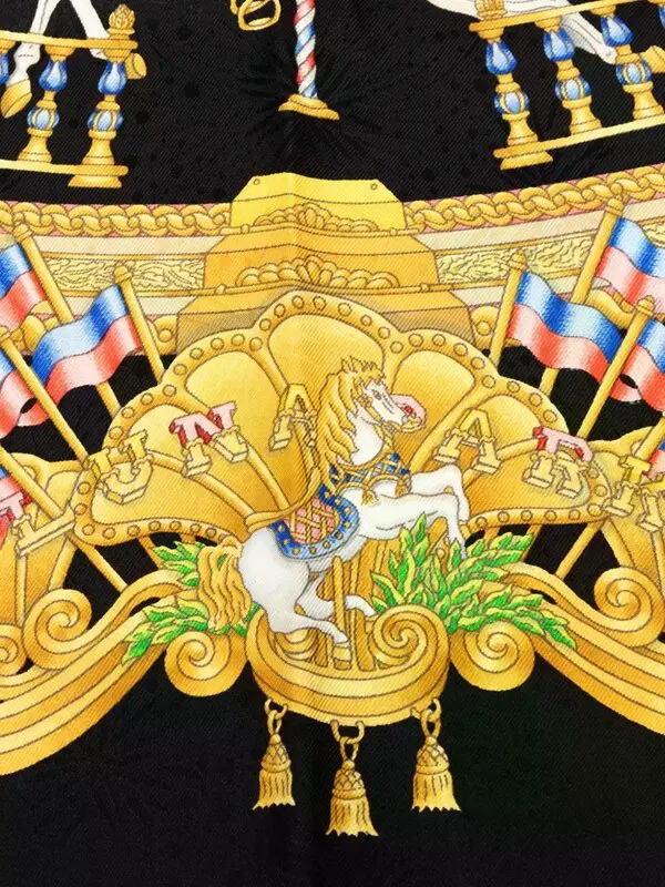 Hermès 2000-2026 Luna Park Silk Scarf 90 Scarves