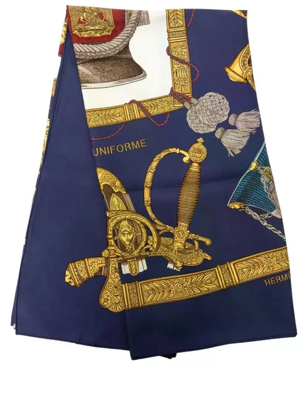 Hermès 2000-2026 Grand Uniforme Silk Scarf 90 Scarves
