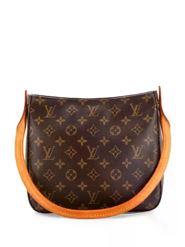 LOUIS VUITTON Looping Handbag Monogram Canvas Mm Satchel