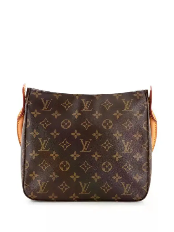 LOUIS VUITTON Looping Handbag Monogram Canvas Mm Satchel