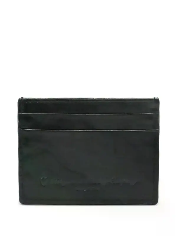 HTC LOS ANGELES Sun Stud-embellished Leather Card Holder