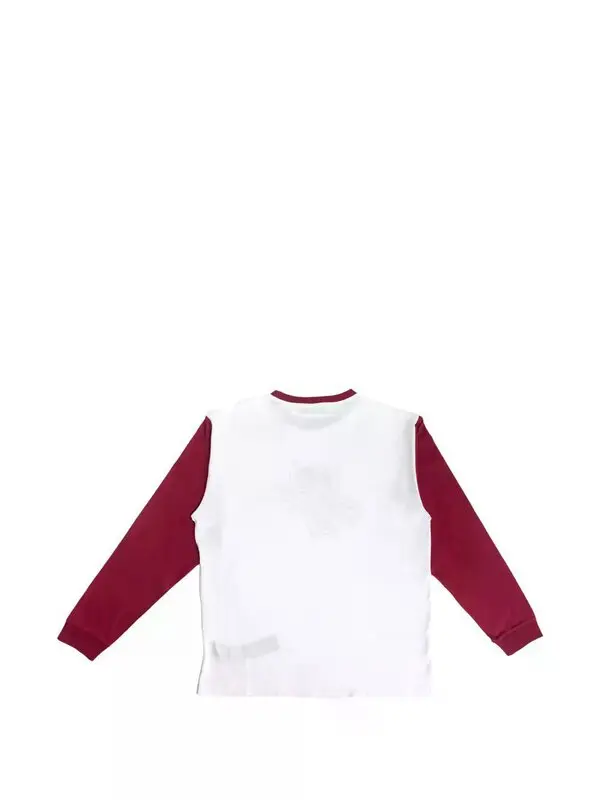 HTC LOS ANGELES Logo-print Long-sleeve T-shirt - White