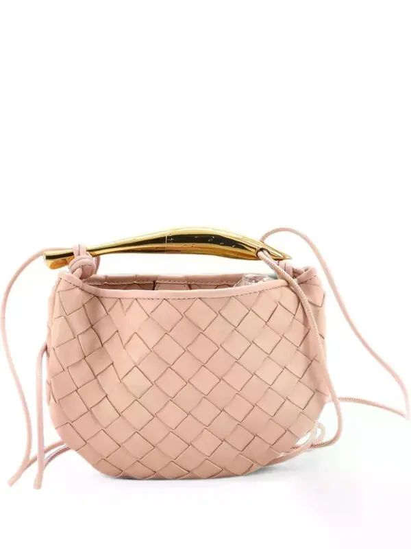 Bottega Veneta Sardine Top Handle Bag Intrecciato Nappa Mini Satchel - Neutrals