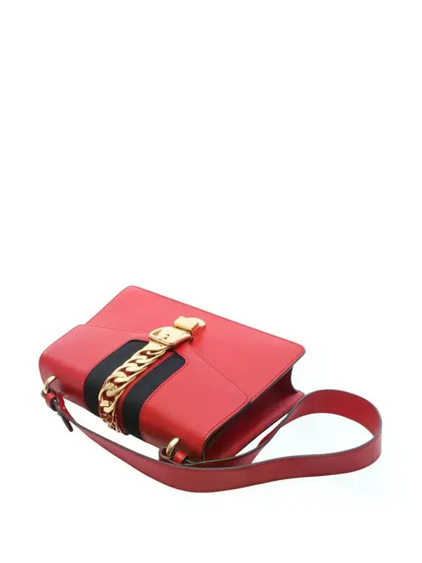 Gucci 2000-2015 Small Calfskin Sylvie Web Satchel