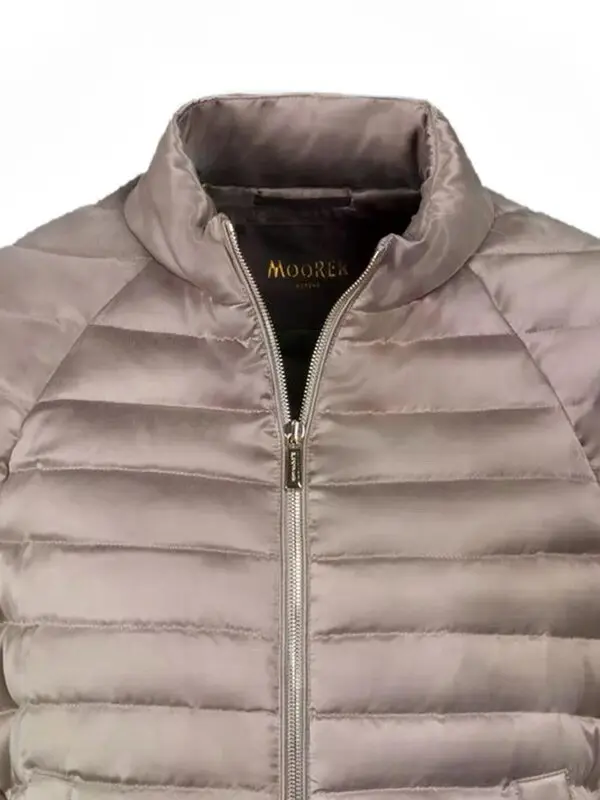 MOORER Quilted Jacket With Crater Neck