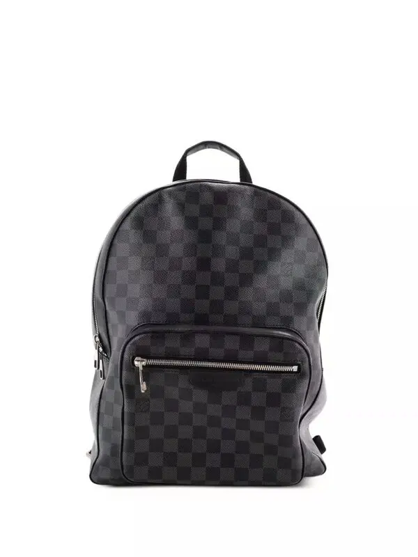LOUIS VUITTON Josh Damier Graphite Backpack - Black