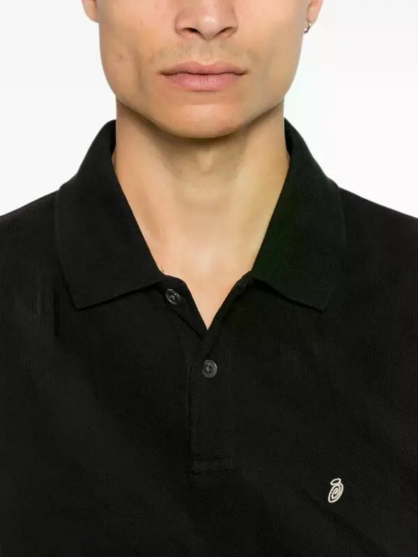 StÜssy Logo-embroidered Polo Shirt