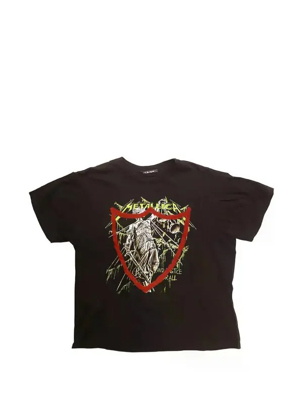 HTC LOS ANGELES Metallica Graphic-print T-shirt - Black