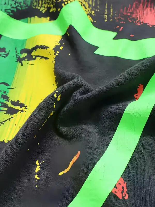HTC LOS ANGELES Bob Marley-print T-shirt