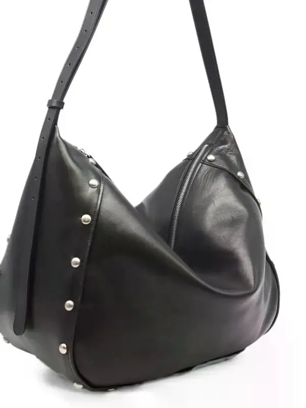 HTC LOS ANGELES Studded Leather Shoulder Bag