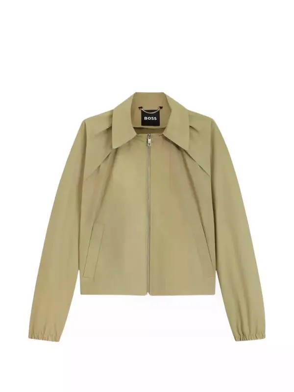 BOSS Cabasy Zip-up Jacket - Neutrals
