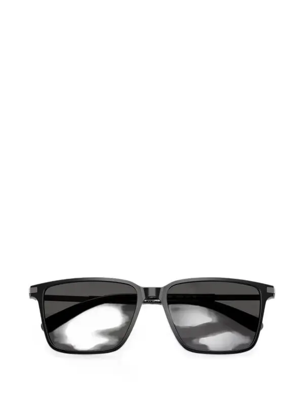 Brooks Brothers Rectangle Frame Sunglasses With Engraved Arms