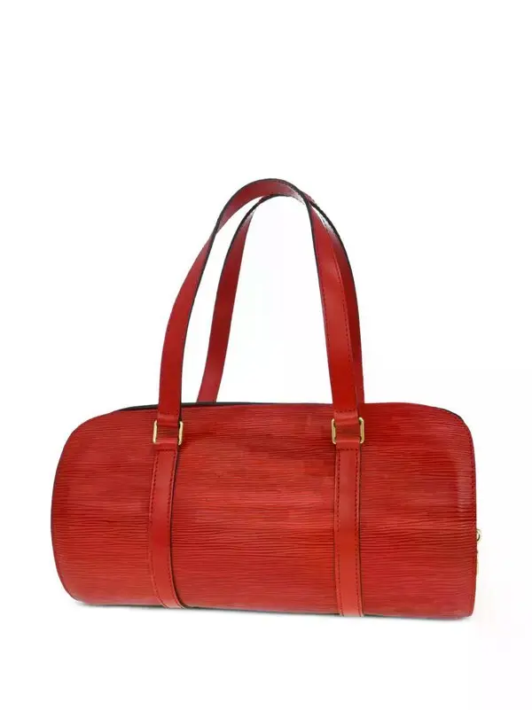 LOUIS VUITTON 1997 Soufflot Epi-leather Shoulder Bag - Red