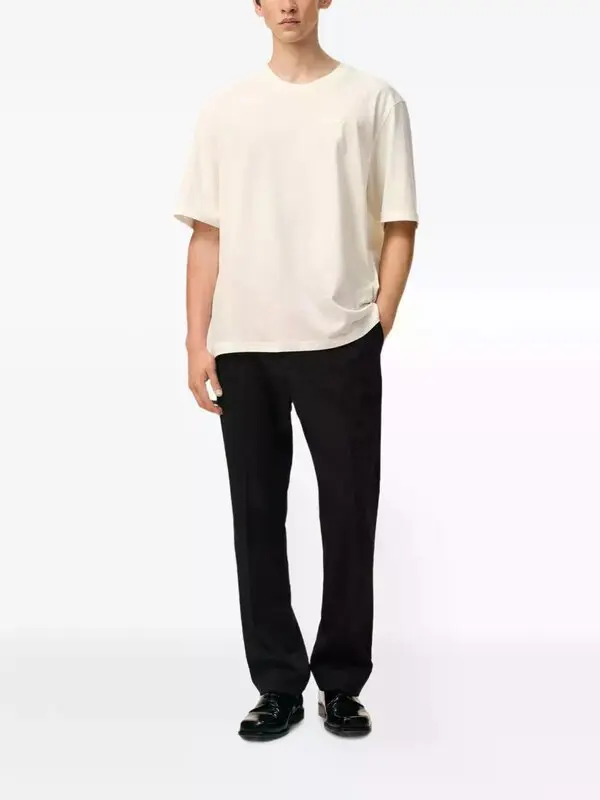 AMI Paris Elasticated-waist Wool Trousers