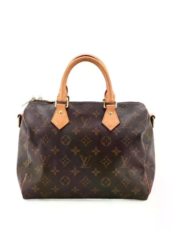 LOUIS VUITTON Speedy Bandouliere Monogram Canvas 25 Satchel - Brown