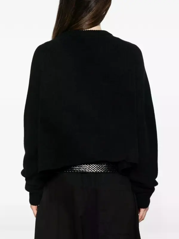 LISA YANG Karine Cropped Waffle-knit Jumper