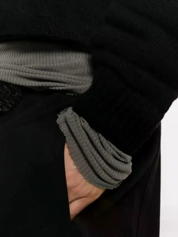 LISA YANG Karine Cropped Waffle-knit Jumper