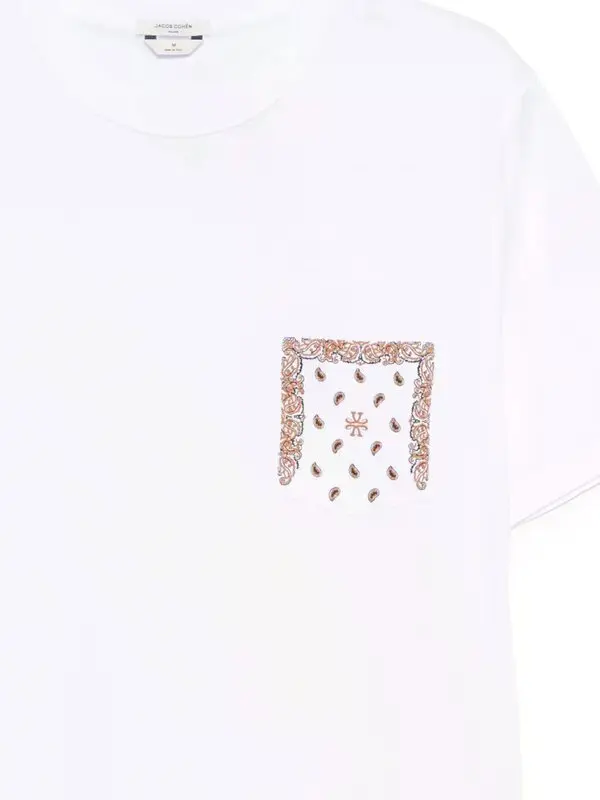 Jacob Cohen Paisley-print Pocket T-shirt