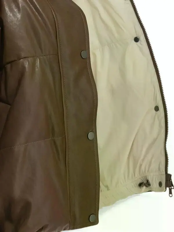 Brunello Cucinelli Quilted Shearling-trim Coat