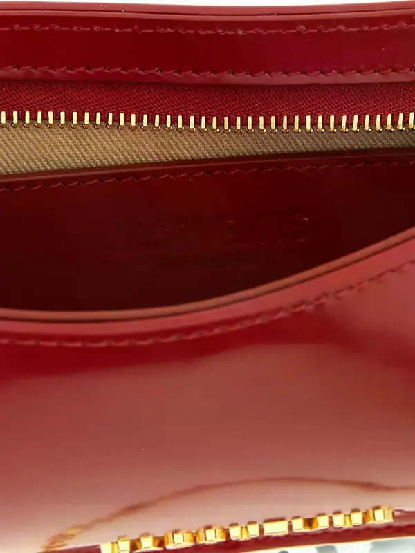 Jacquemus Small Bisou Chaine Leather Shoulder Bag
