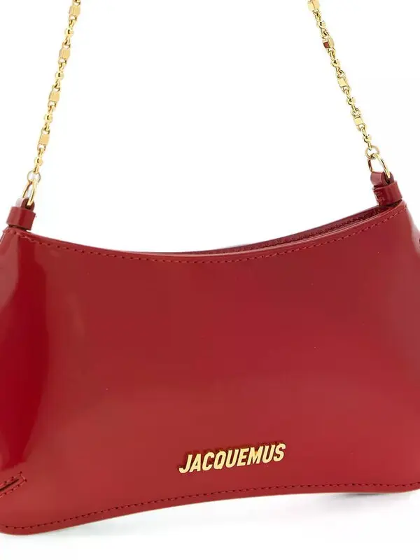 Jacquemus Small Bisou Chaine Leather Shoulder Bag
