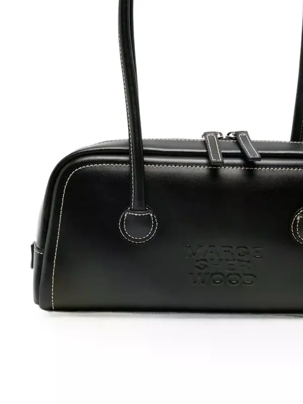 MARGESHERWOOD Contrast-stitch Logo-embossed Tote Bag