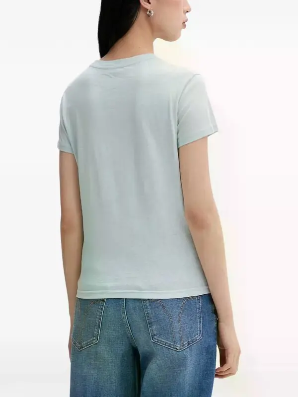 Miss Sixty Embellished Logo-print T-shirt