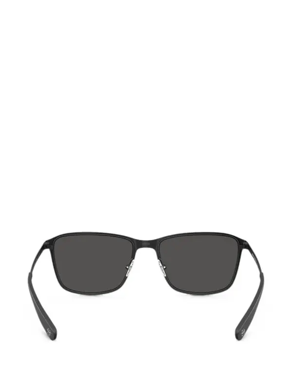 Brooks Brothers Rectangular Metal Sunglasses