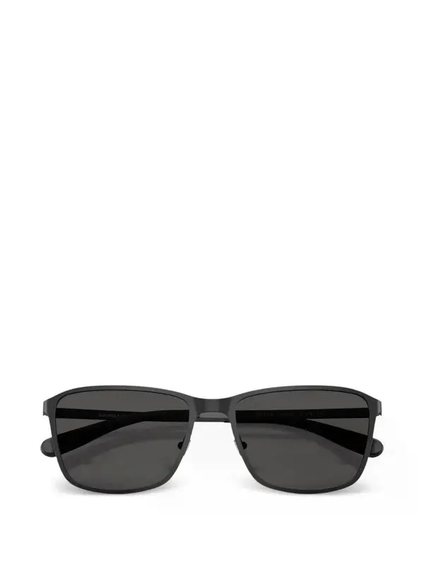 Brooks Brothers Rectangular Metal Sunglasses