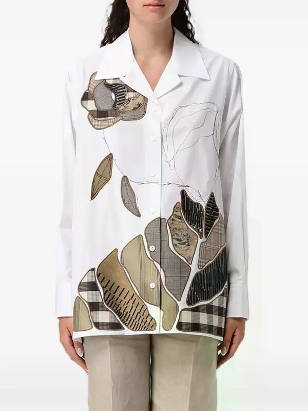 Antonio Marras Patchwork Motif Button-up Overshirt