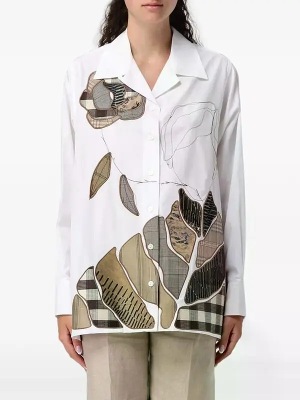Antonio Marras Patchwork Motif Button-up Overshirt