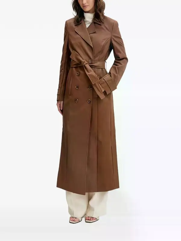 Bardot Double-breasted Belted Coat