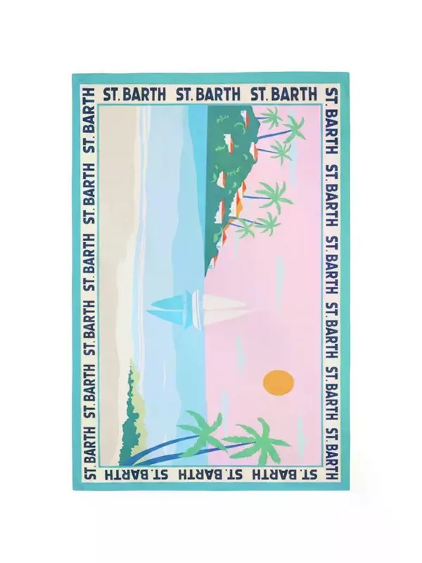 MC2 SAINT BARTH Graphic-print Sarong Skirt