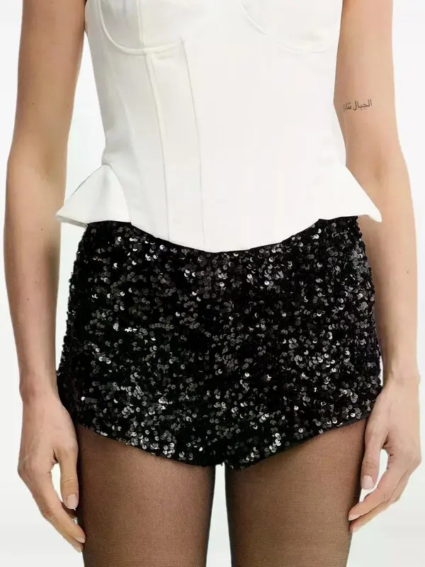 Bardot Wrenley Sequin-embellished Shorts