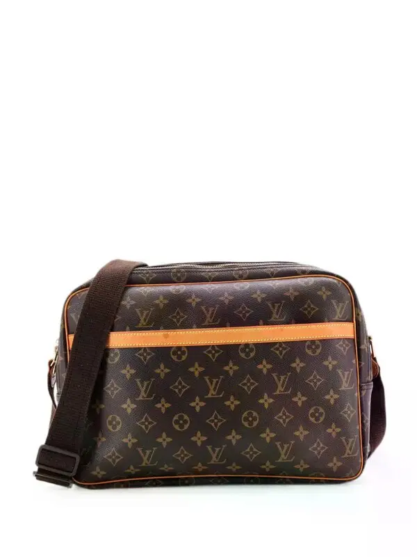 LOUIS VUITTON Reporter Bag Monogram Canvas Gm Crossbody Bag - Brown
