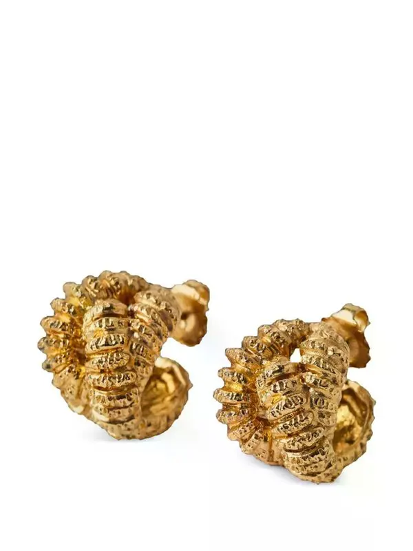 PAOLA SIGHINOLFI Tone Textured Knot Hoop Earrings