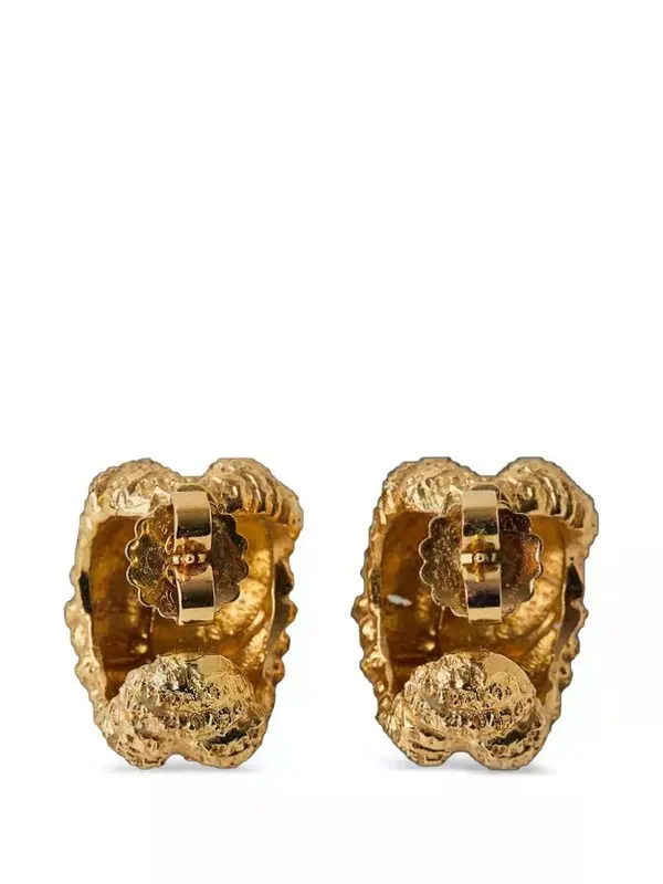 PAOLA SIGHINOLFI Tone Textured Knot Hoop Earrings