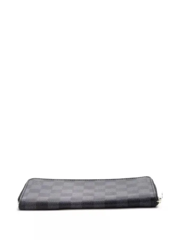 LOUIS VUITTON Zippy Wallet Damier Graphite Vertical Small Wallets